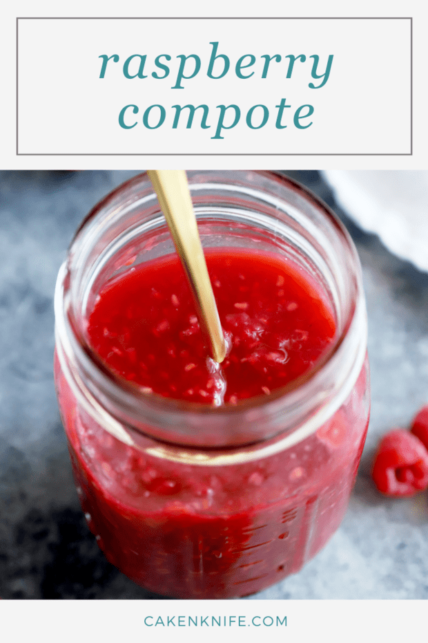Smashed Raspberry Compote Recipe | Cake 'n Knife