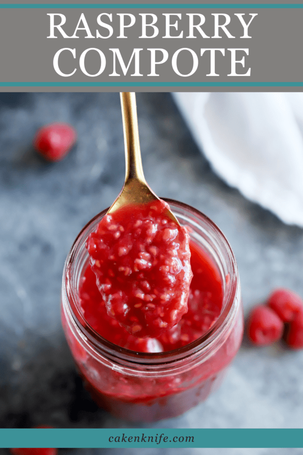 Smashed Raspberry Compote Recipe | Cake 'n Knife