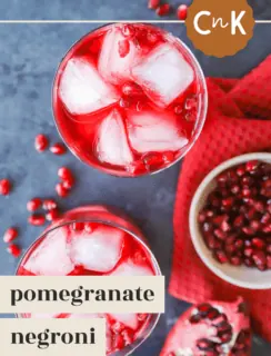 Pomegranate Negroni | Cake 'n Knife