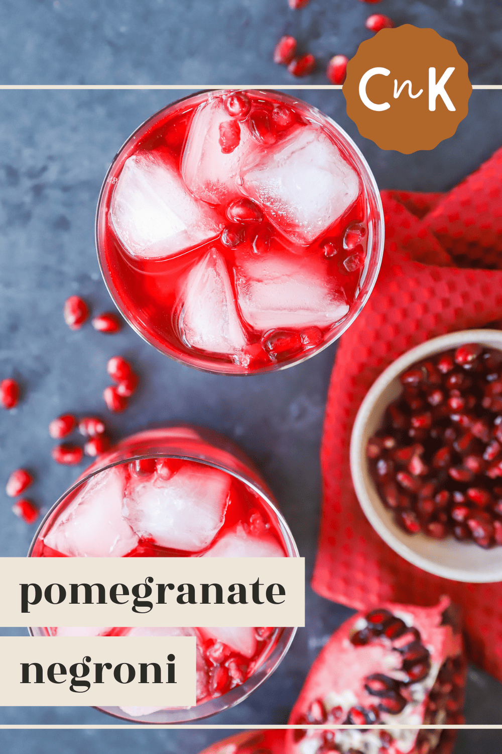 Pomegranate Negroni | Cake 'n Knife