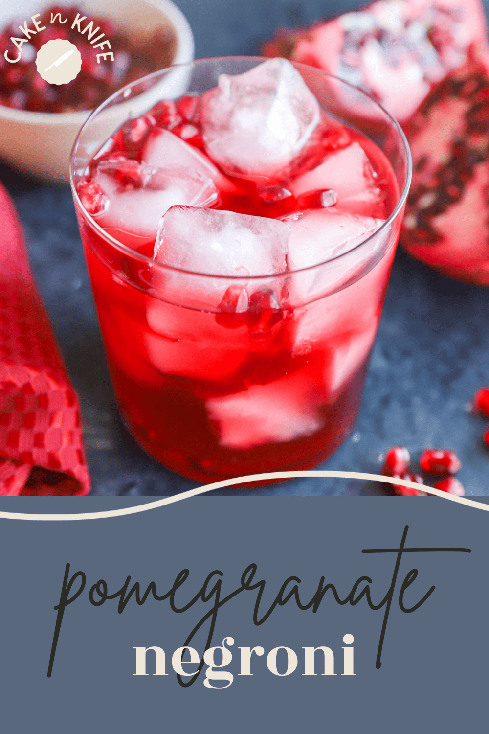 Pomegranate Negroni | Cake 'n Knife