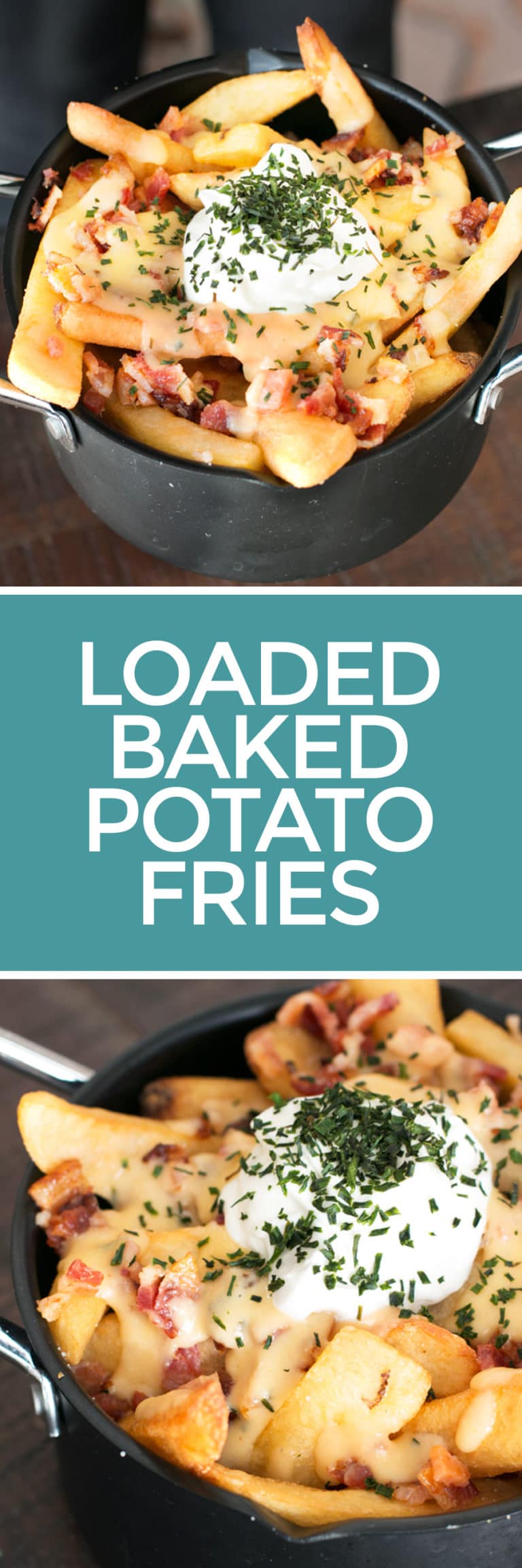 Loaded Baked Potato Fries | Cake 'n Knife
