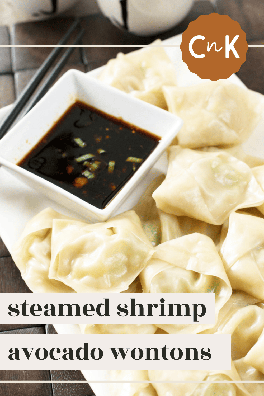 Steamed Shrimp Avocado Wontons | Cake 'n Knife