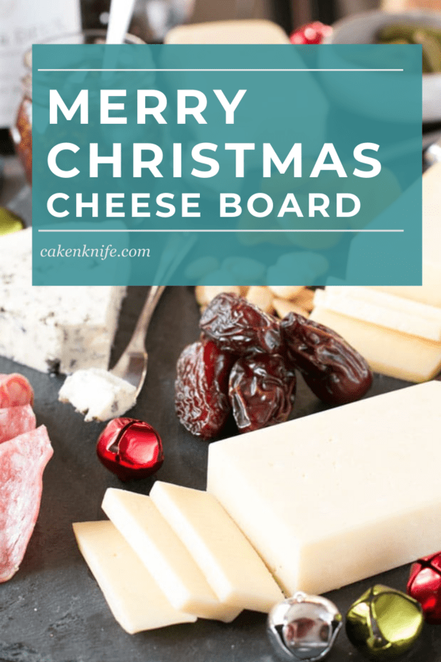 Very Merry Christmas Cheese Board Cake N Knife