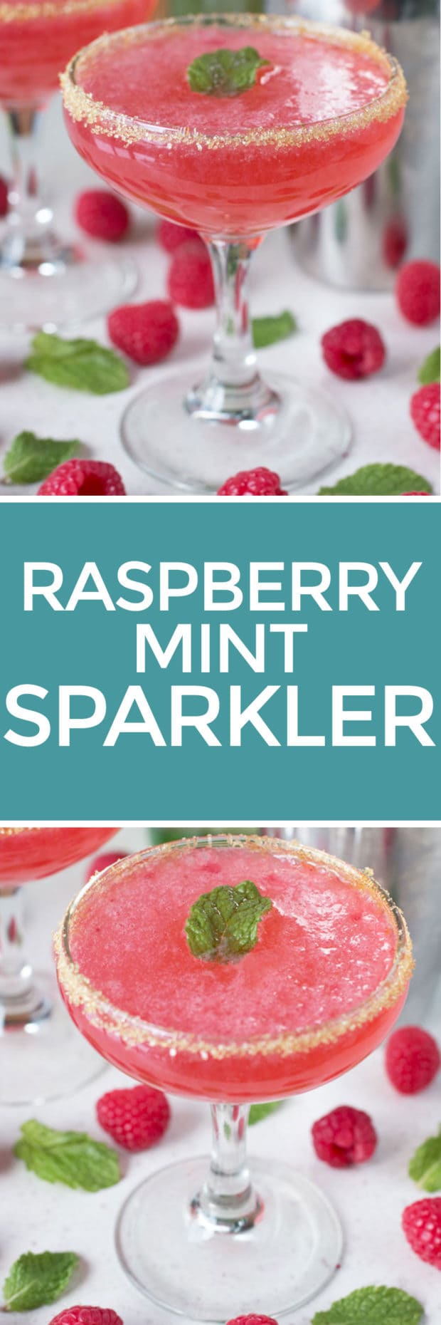 Raspberry Mint Sparklers | Cake 'n Knife
