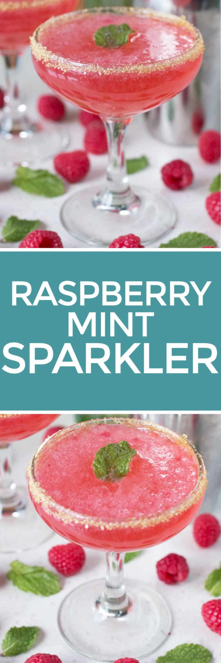 Raspberry Mint Sparklers | Cake 'n Knife