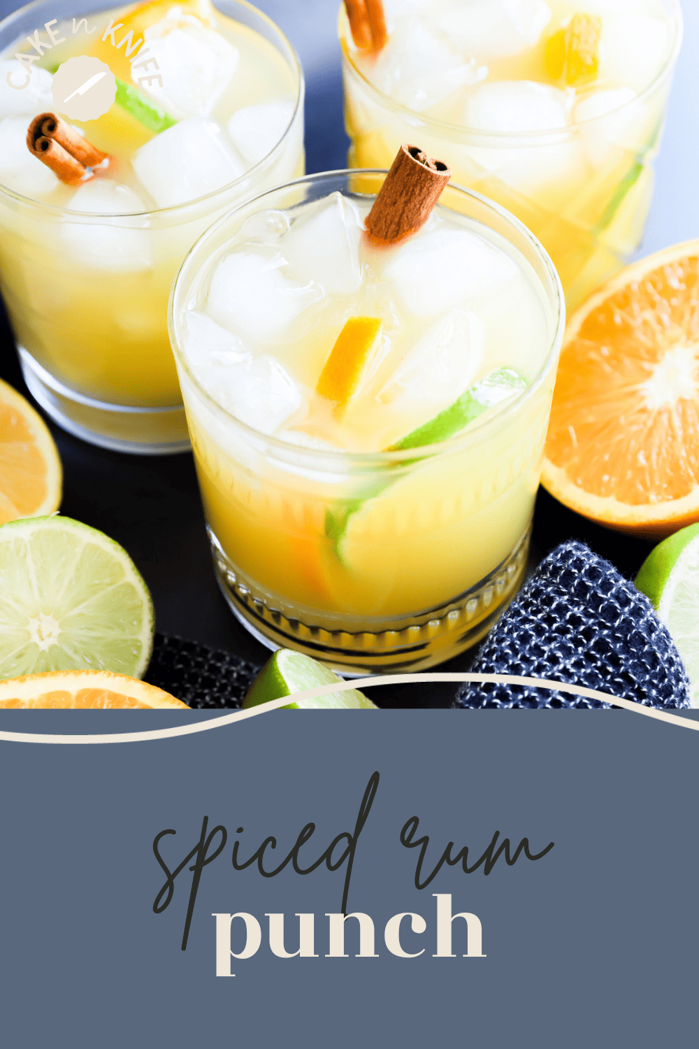 The Best Spiced Rum Punch Cocktail | Cake 'n Knife