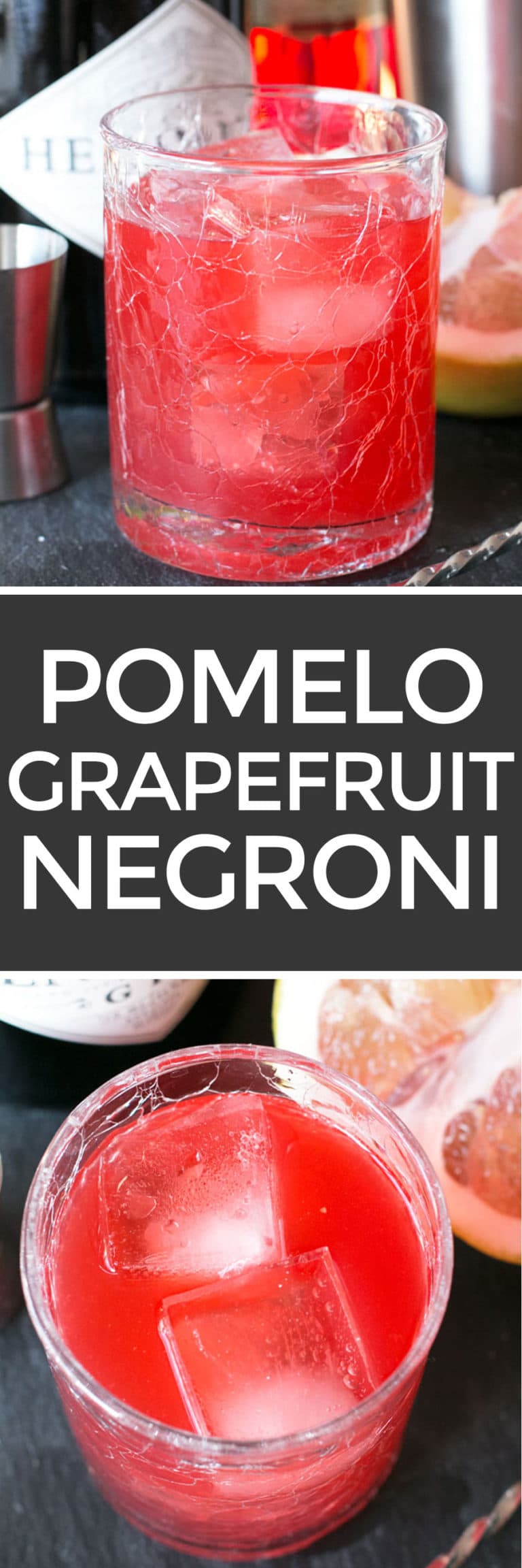 Pomelo Grapefruit Negroni | Cake 'n Knife