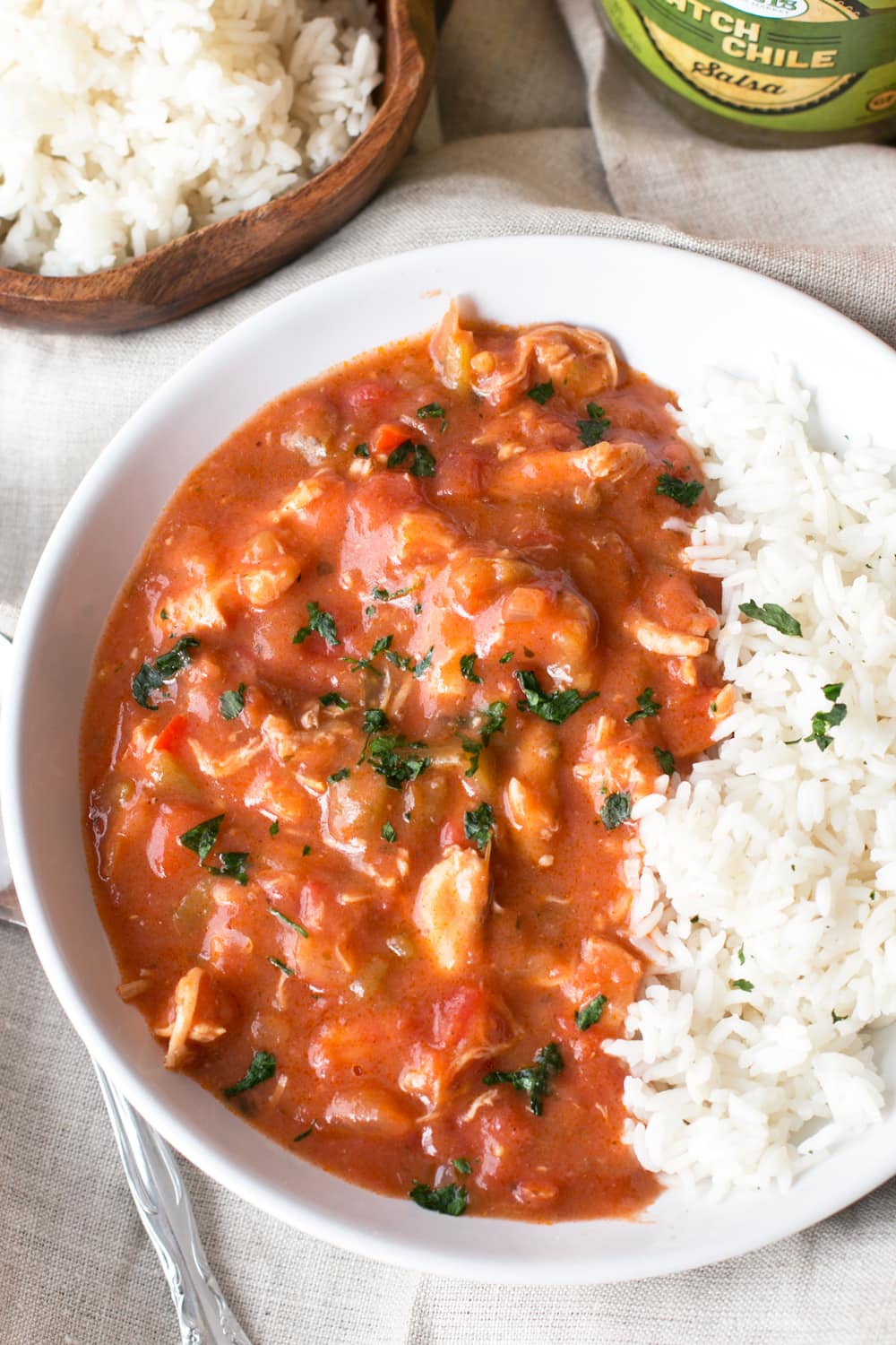 Hatch Green Chile Gumbo | Cake 'n Knife