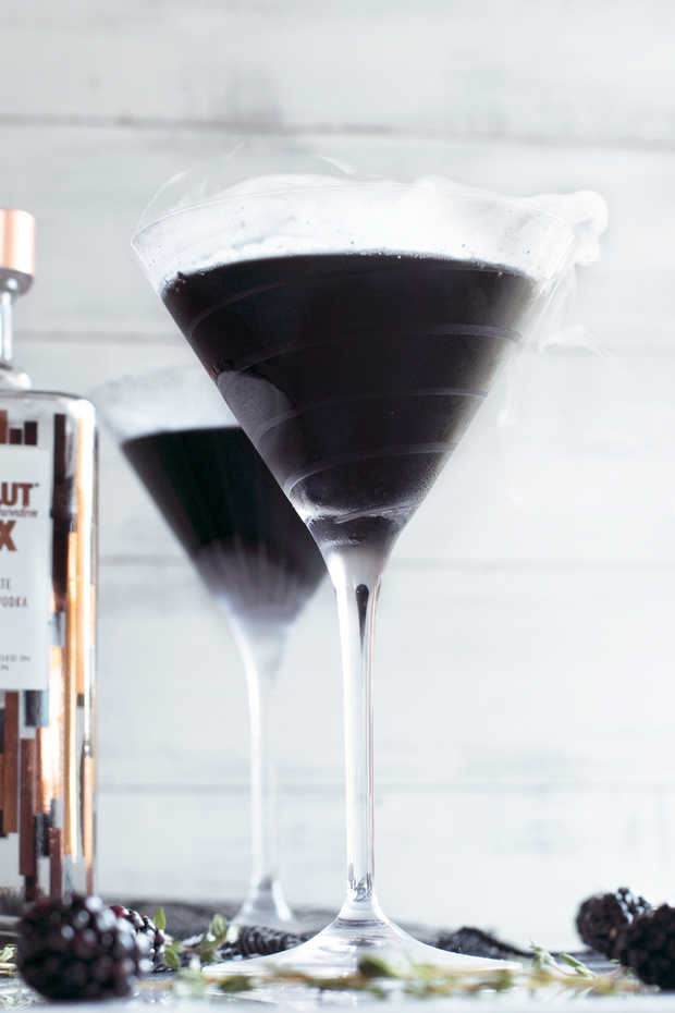 Absolut Elyx Black Magic Martini Recipe | Cake 'n Knife