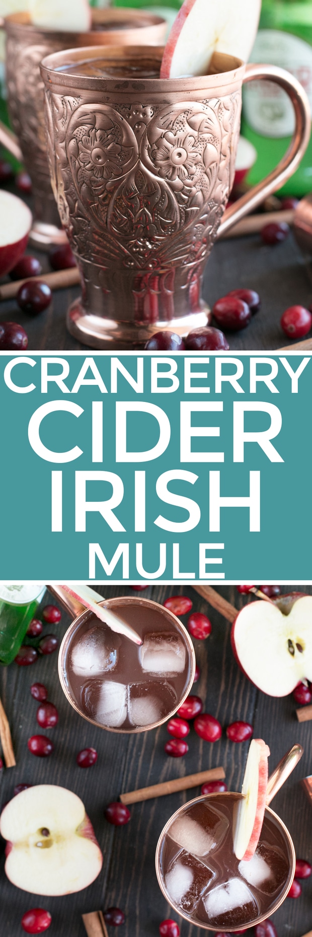 Cranberry Cider Irish Mule | Cake 'n Knife
