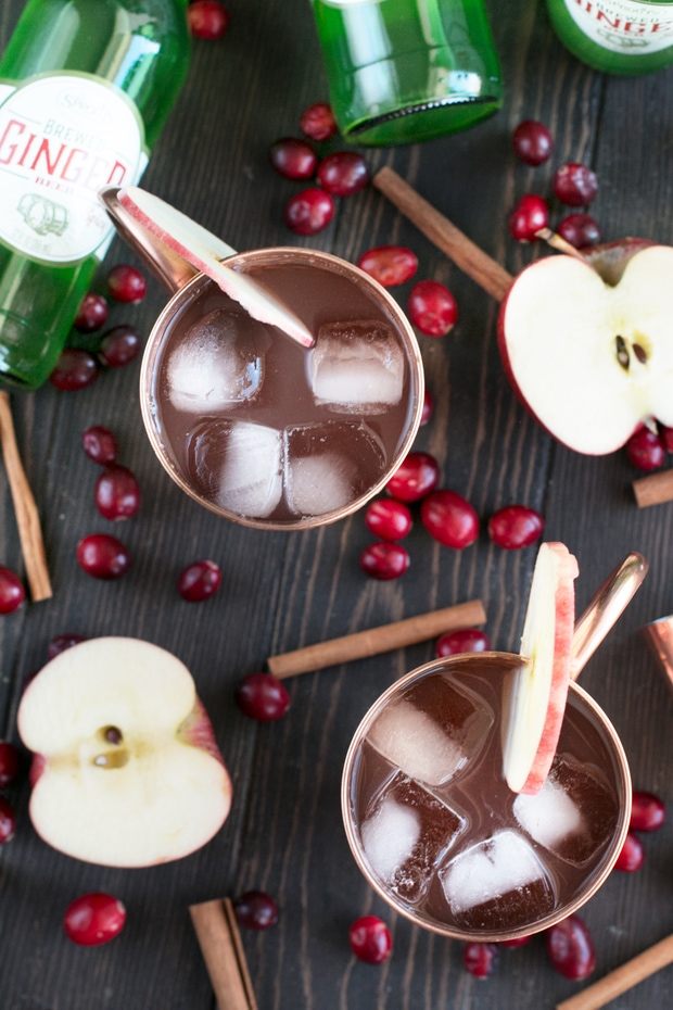 Cranberry Cider Irish Mule | Cake 'n Knife