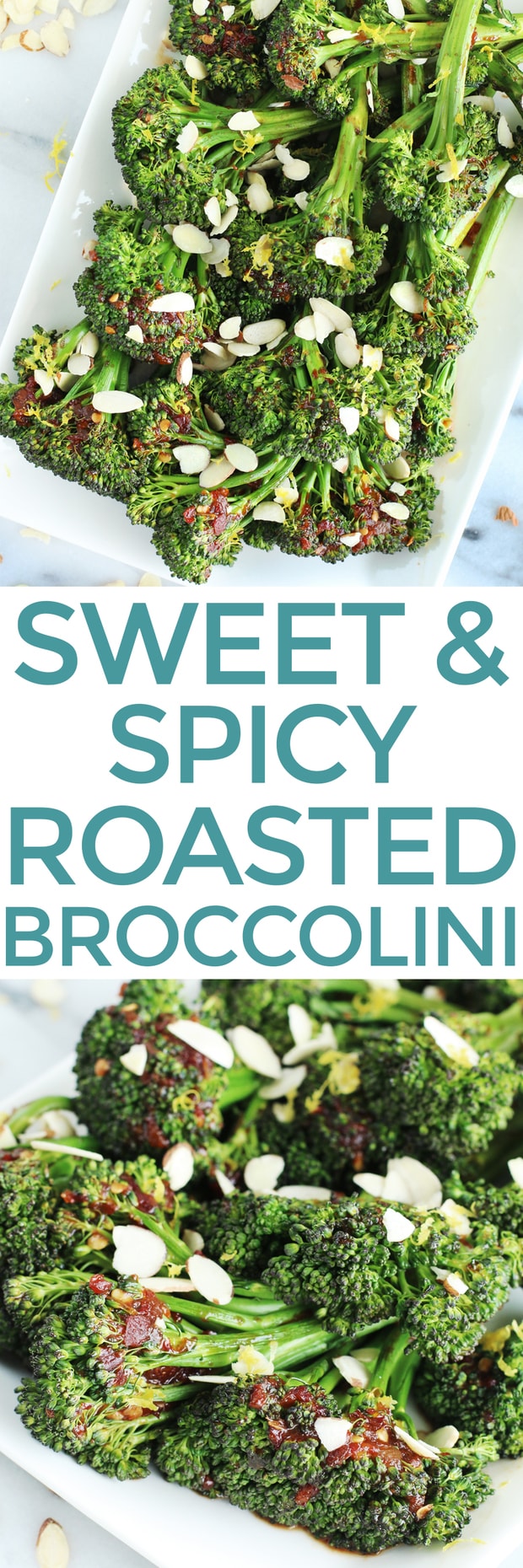 Spicy-Sweet Roasted Broccolini | Cake 'n Knife