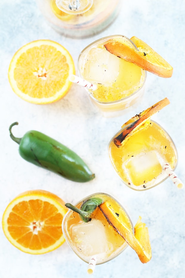 Grilled Jalapeno Orange Shandy | Cake 'n Knife