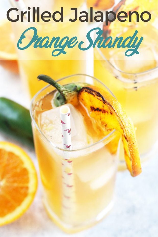 Grilled Jalapeno Orange Shandy | Cake 'n Knife