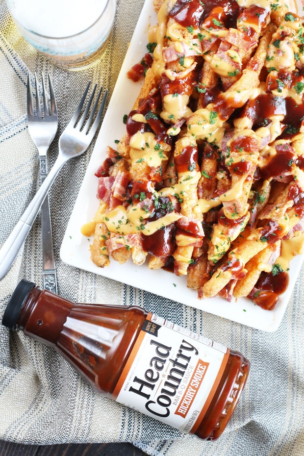 BBQ Bacon Crack Fries | Cake 'n Knife