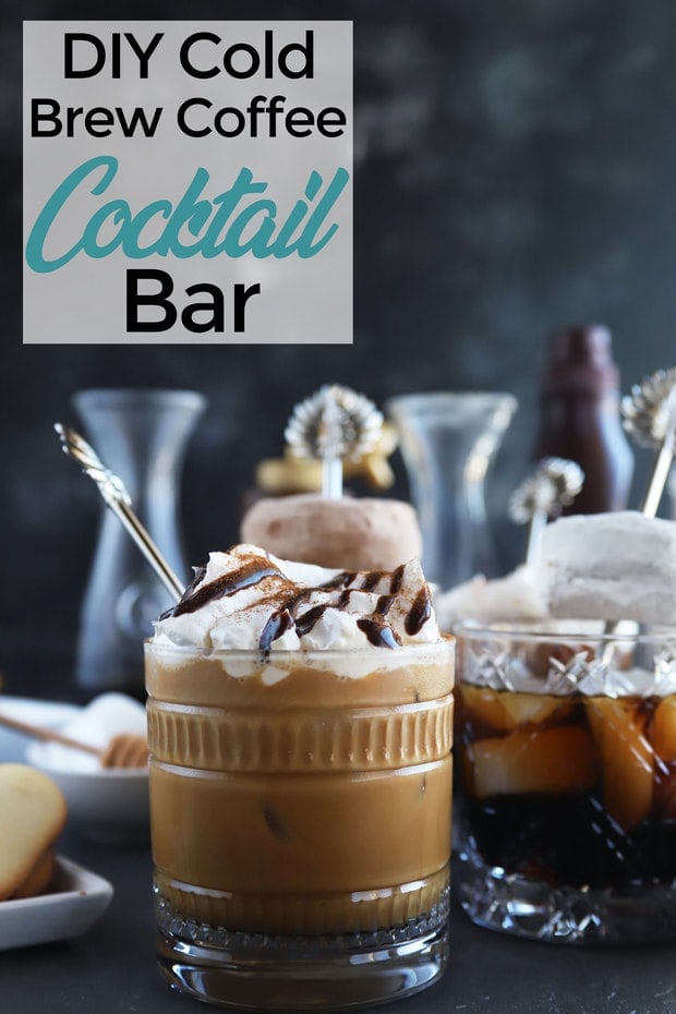DIY Cold Brew Coffee Cocktail Bar | Cake 'n Knife