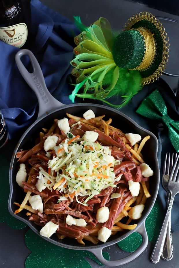 Corned Beef Poutine with Guinness Gravy | Cake 'n Knife