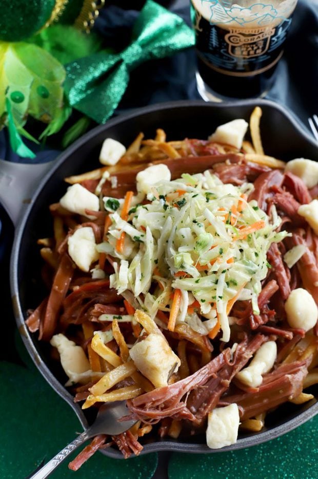 Corned Beef Poutine with Guinness Gravy | Cake 'n Knife