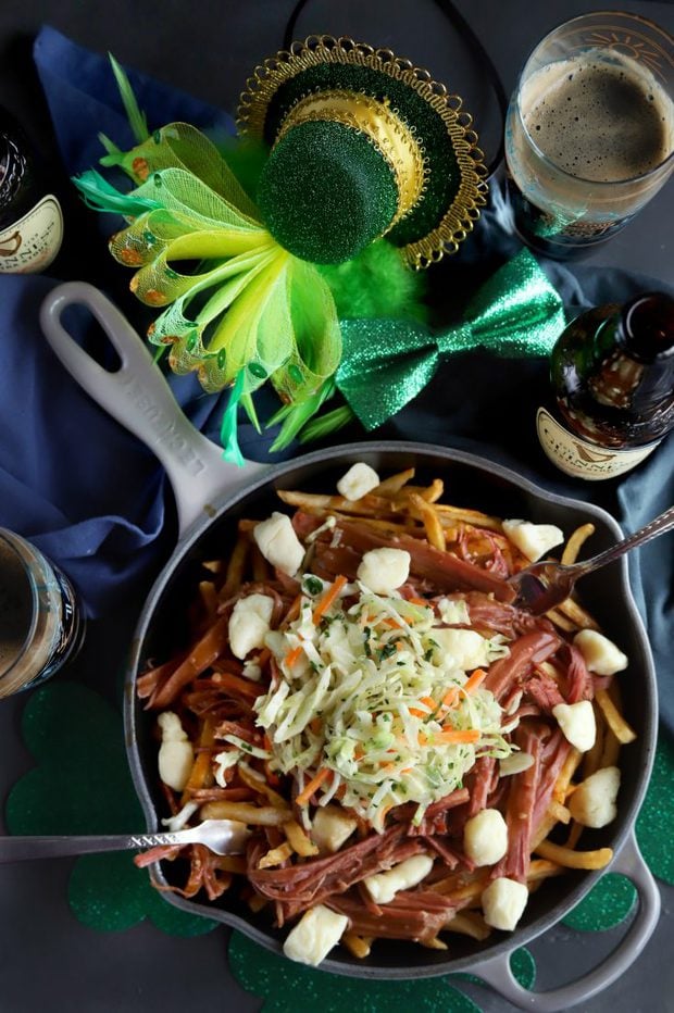 Corned Beef Poutine with Guinness Gravy | Cake 'n Knife