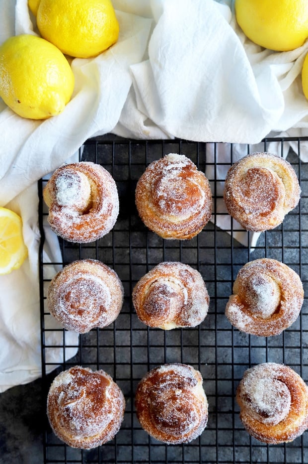 Easy Lemon Sugar Buns | Cake 'n Knife