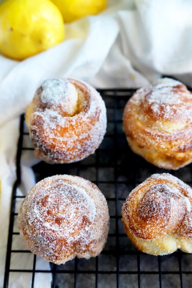 Easy Lemon Sugar Buns | Cake 'n Knife
