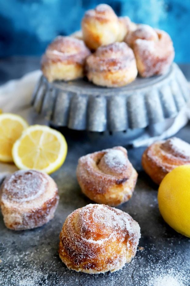 Easy Lemon Sugar Buns | Cake 'n Knife