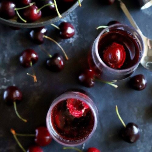 Cherry Rosé Mimosa | Cake 'n Knife