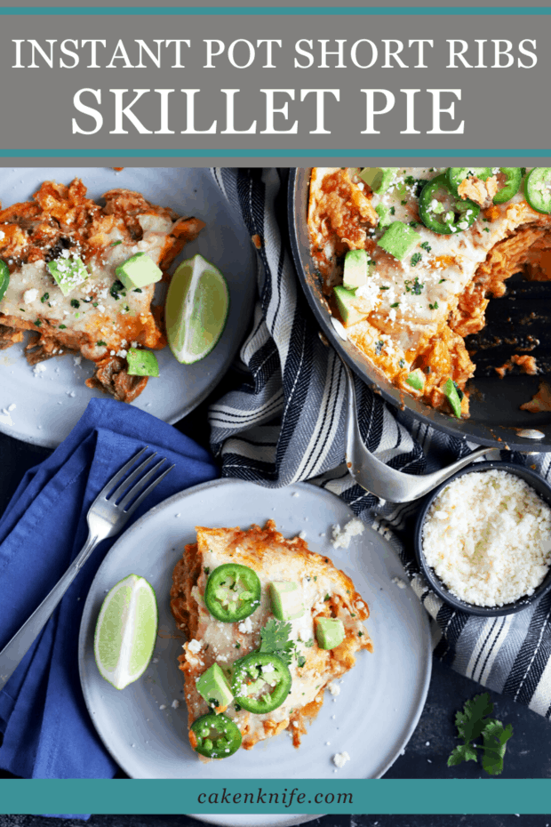 Short Rib Mexican Skillet Pie Recipe | Cake 'n Knife