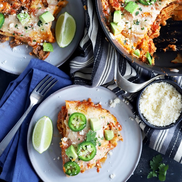 Short Rib Mexican Skillet Pie Recipe | Cake 'n Knife
