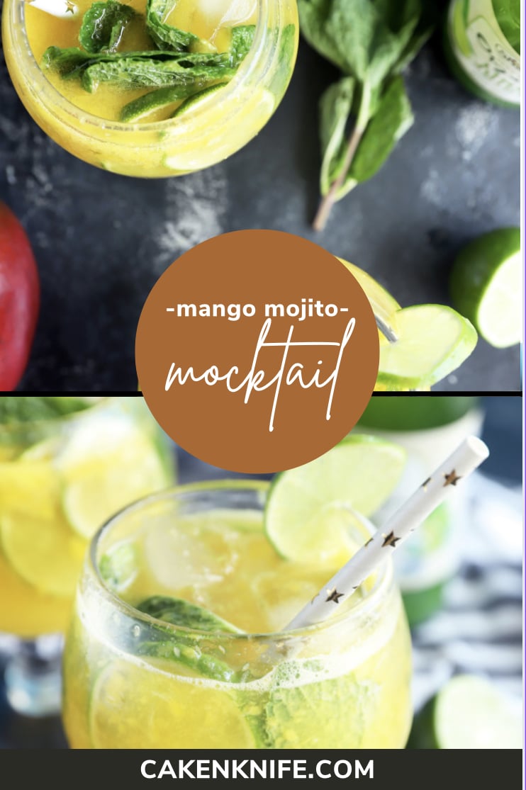 Easy Mango Mojito Mocktail Recipe | Cake 'n Knife