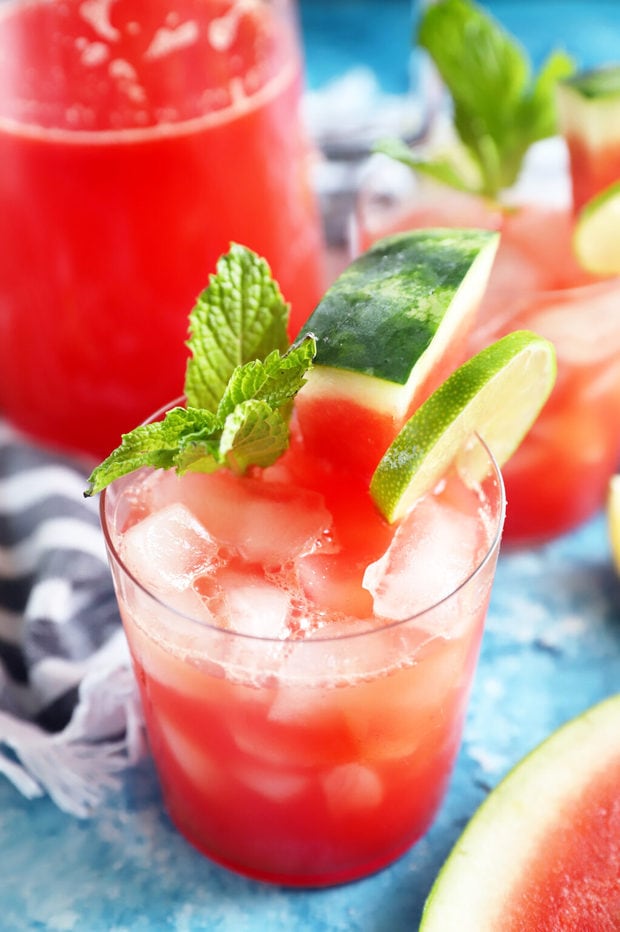 Watermelon Lime Agua Fresca Recipe | Cake 'n Knife