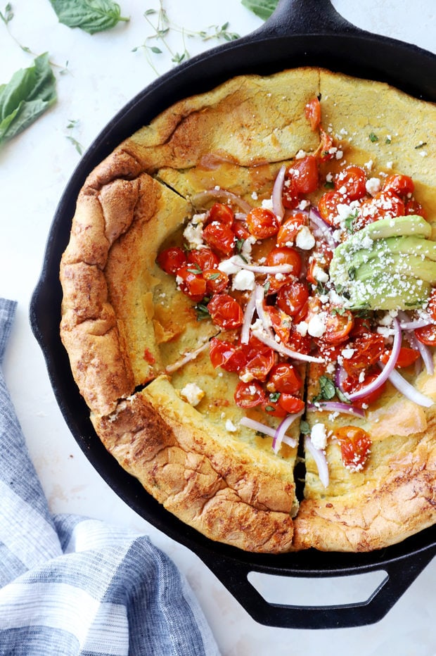Simple Savory Dutch Baby Recipe | Cake 'n Knife