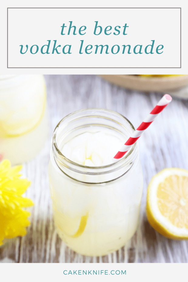 Vodka Strawberry Lemonade Recipe | Cake 'n Knife