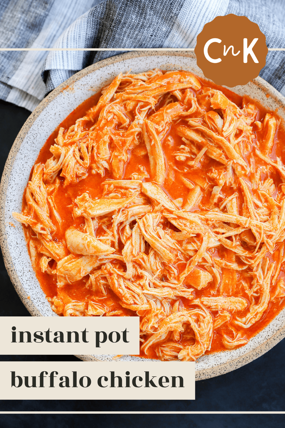 Instant Pot Buffalo Chicken Recipe | Cake 'n Knife