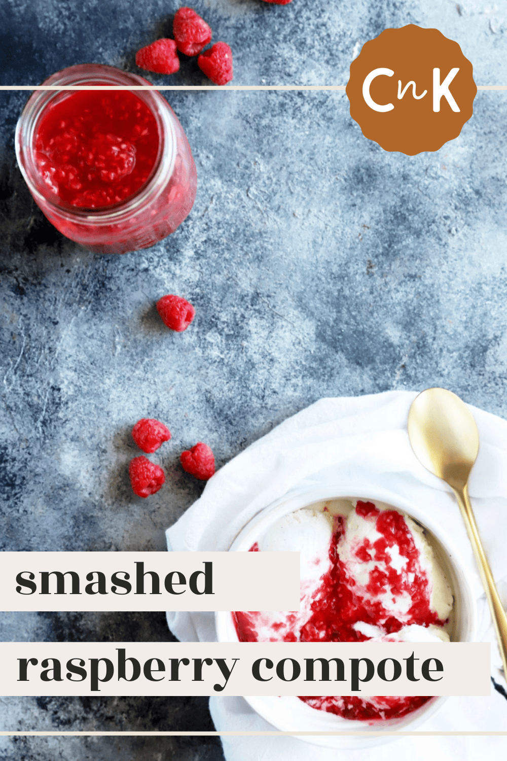 Smashed Raspberry Compote Recipe | Cake 'n Knife