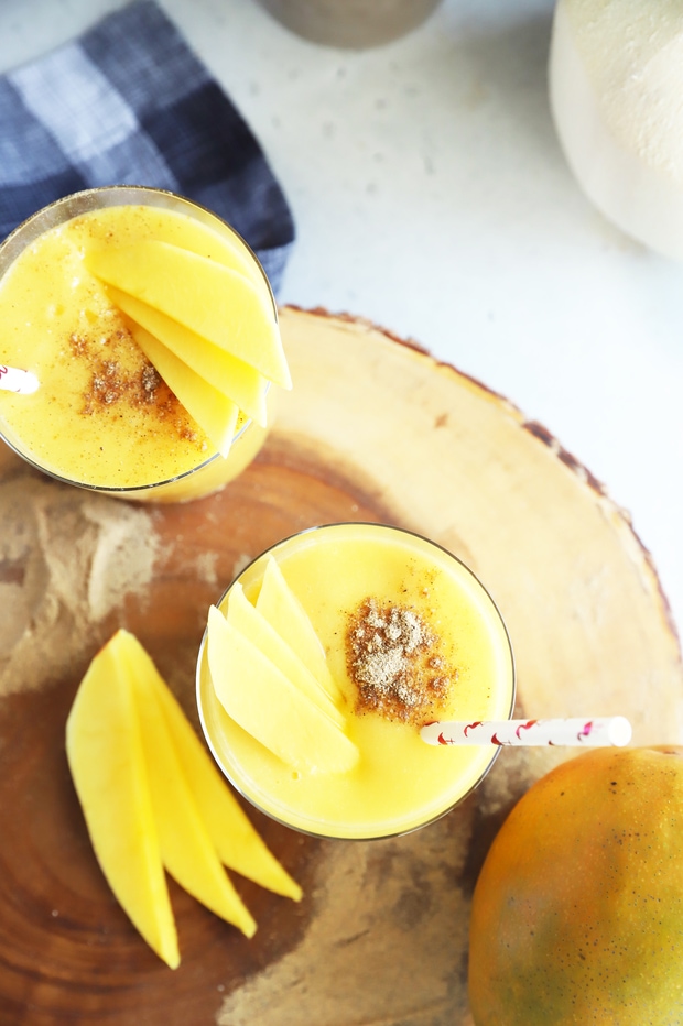 Tropical Coconut Mango Lassi Recipe | Cake 'n Knife