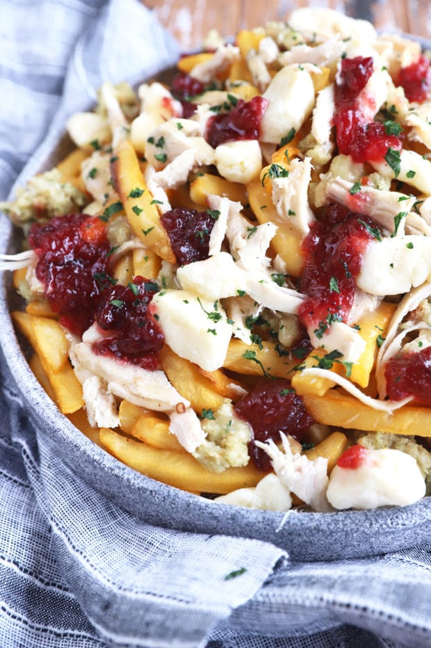 Thanksgiving Leftovers Poutine | Cake 'n Knife