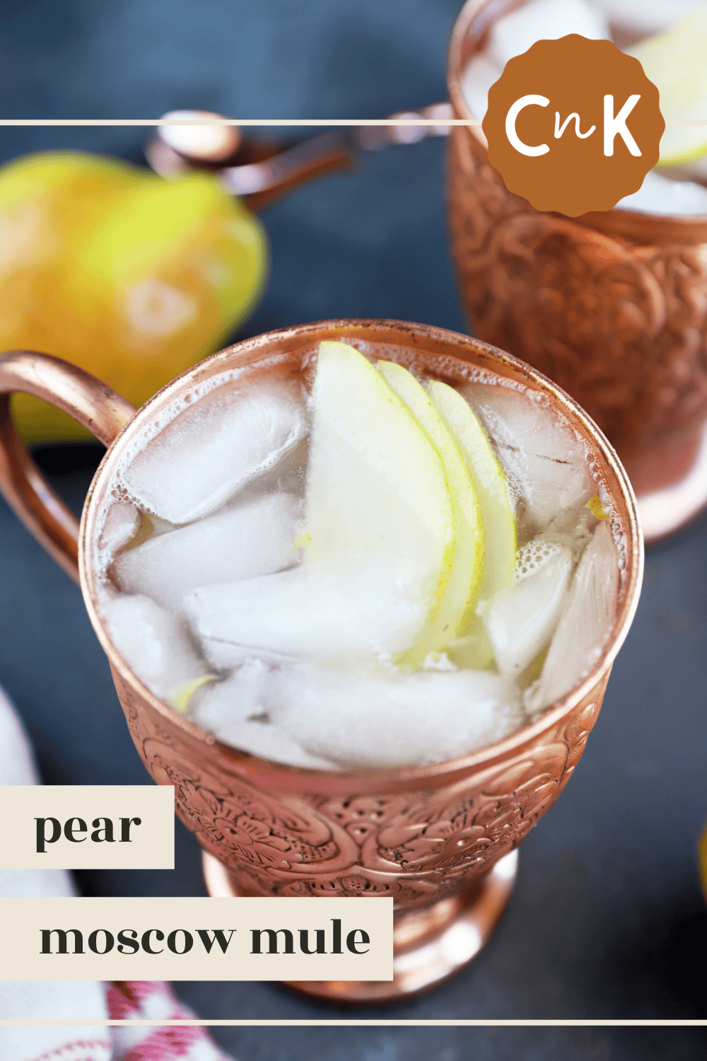 Pear Moscow Mule | Cake 'n Knife
