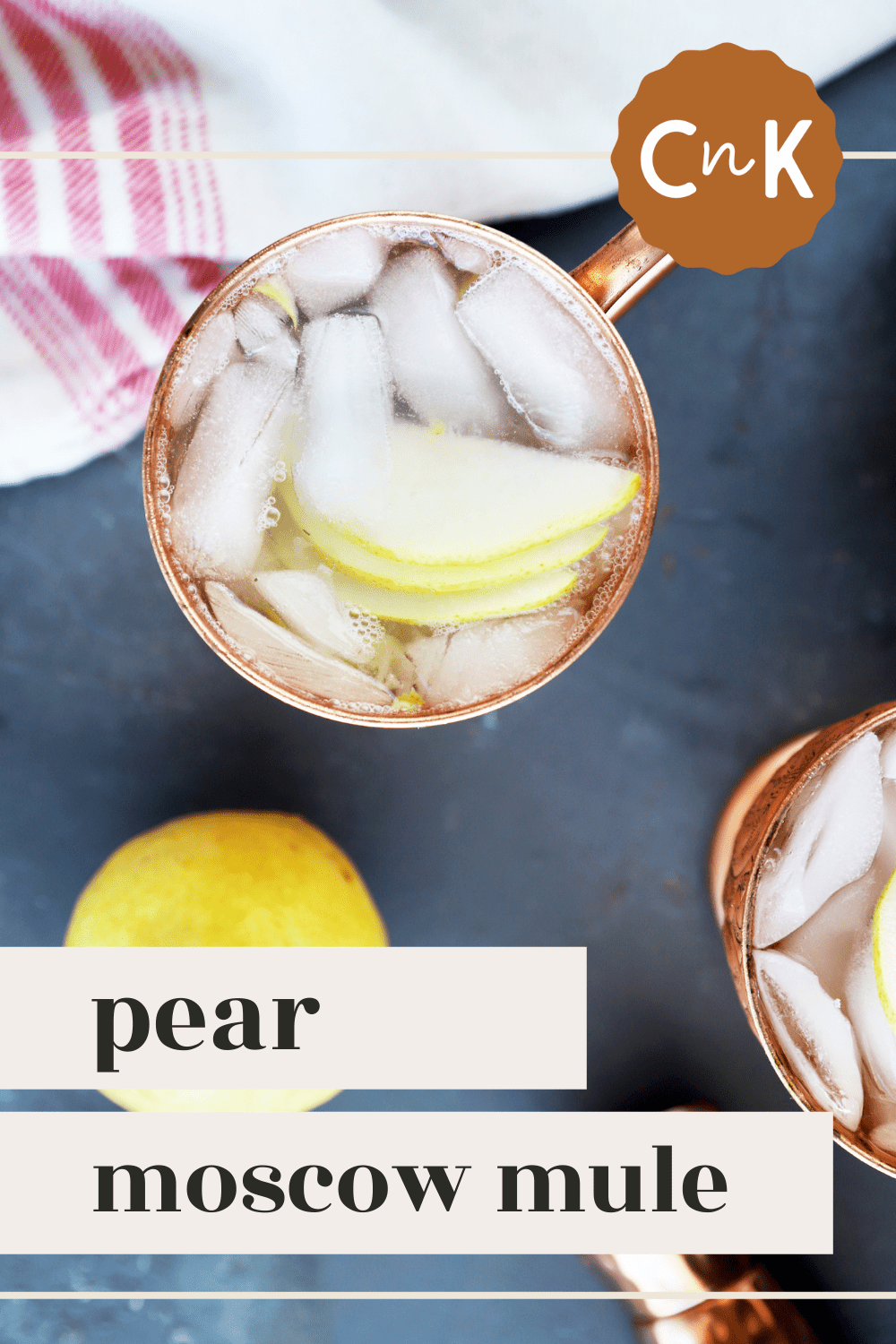 Pear Moscow Mule | Cake 'n Knife