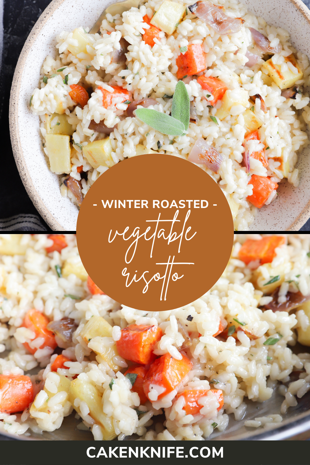 Winter Roasted Vegetable Risotto | Cake 'n Knife