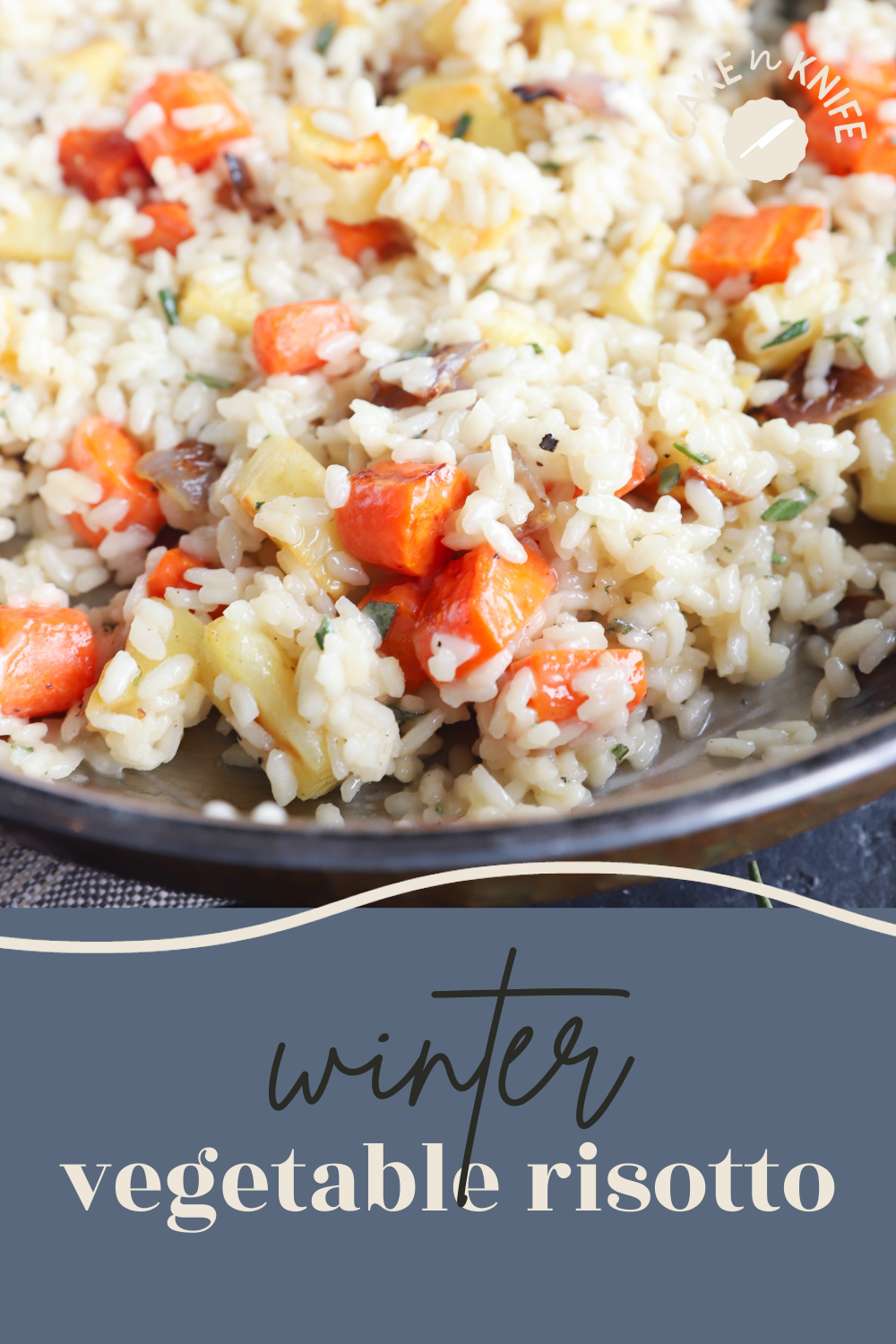 Winter Roasted Vegetable Risotto | Cake 'n Knife