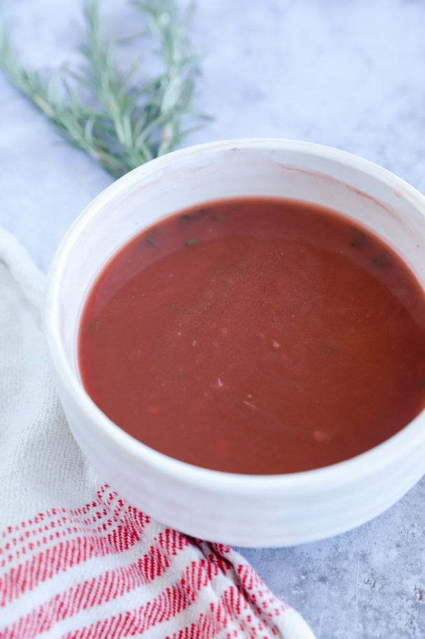 The Easiest Red Wine Jus | Cake 'n Knife