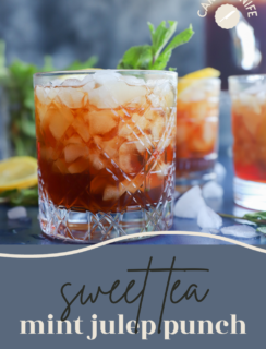Sweet Tea Mint Julep Punch | Cake 'n Knife