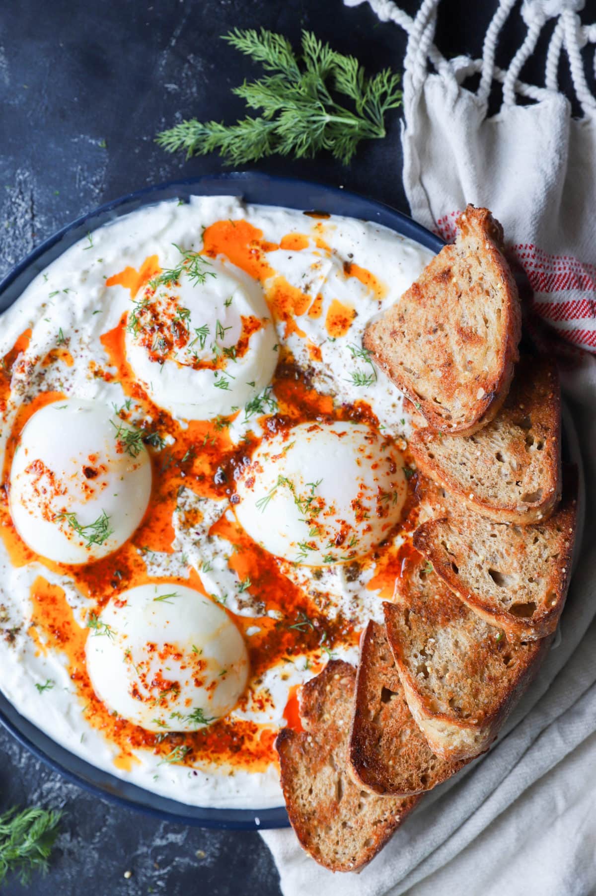 Turkish Eggs Platter | Cake 'n Knife