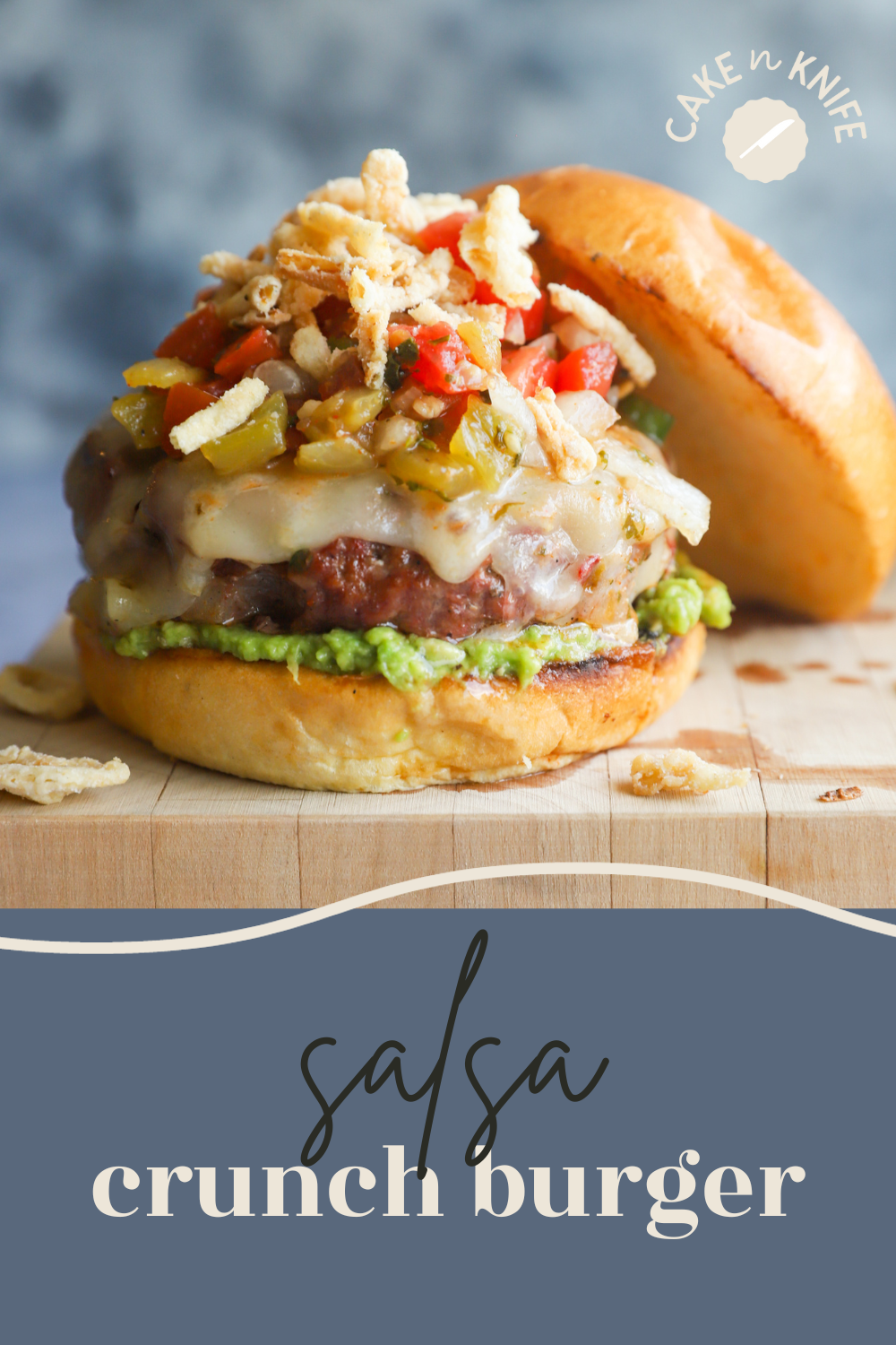 Salsa Jalapeño Crunch Burger | Cake 'n Knife