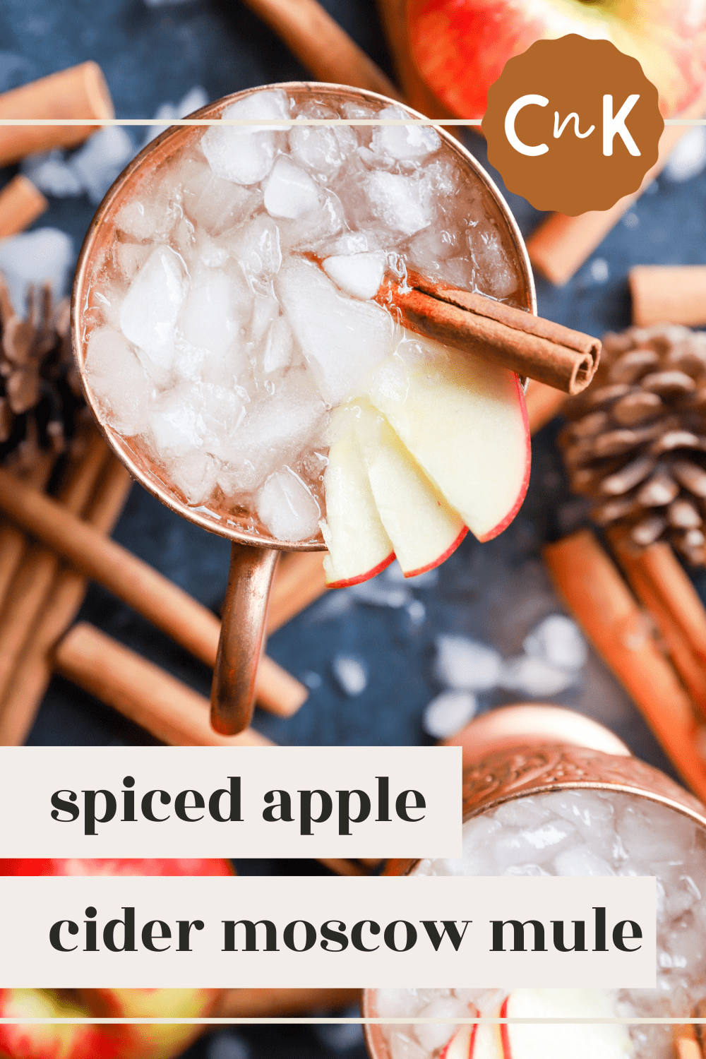 Spiced Apple Cider Moscow Mule | Cake 'n Knife