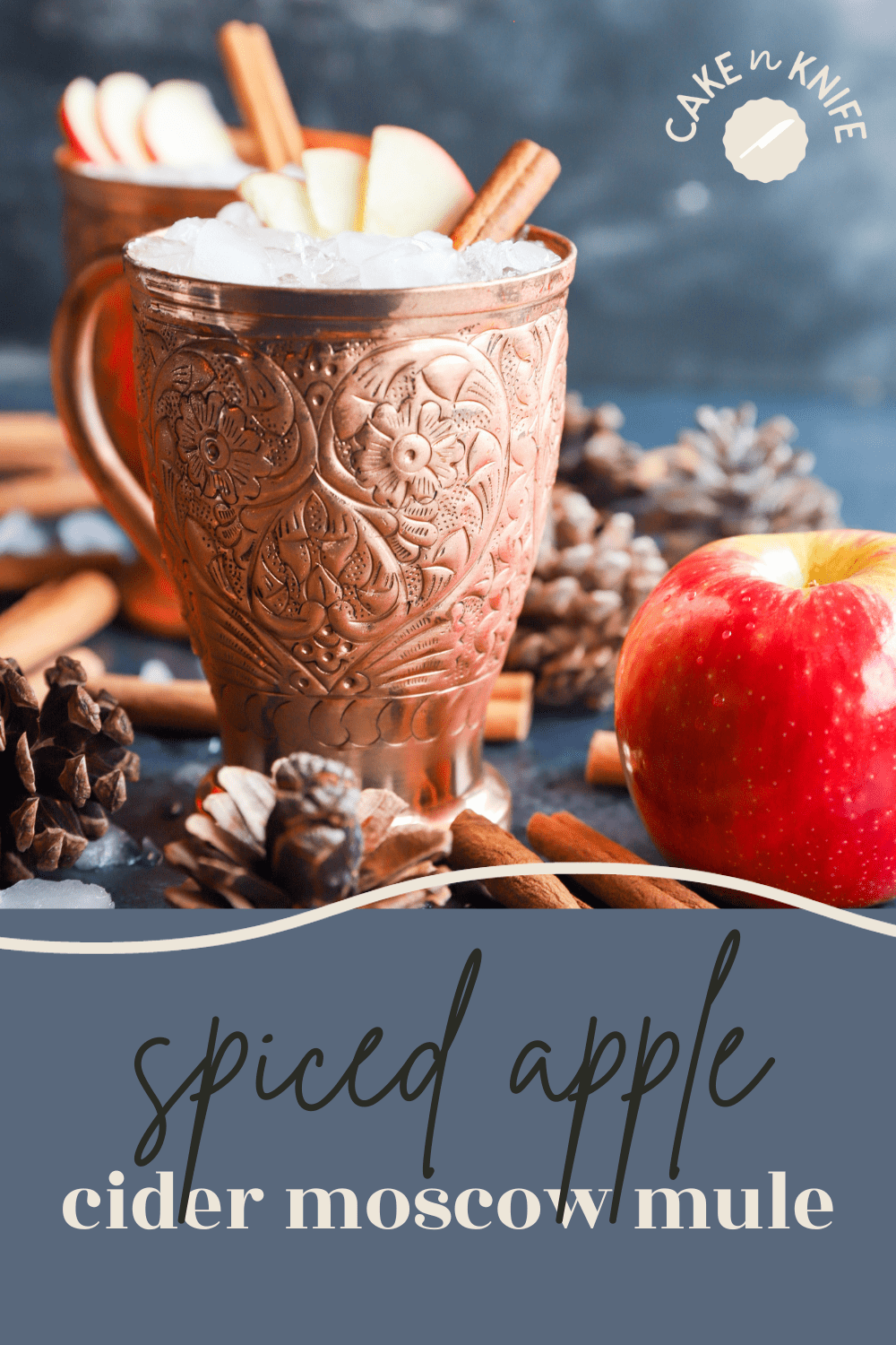 Spiced Apple Cider Moscow Mule | Cake 'n Knife