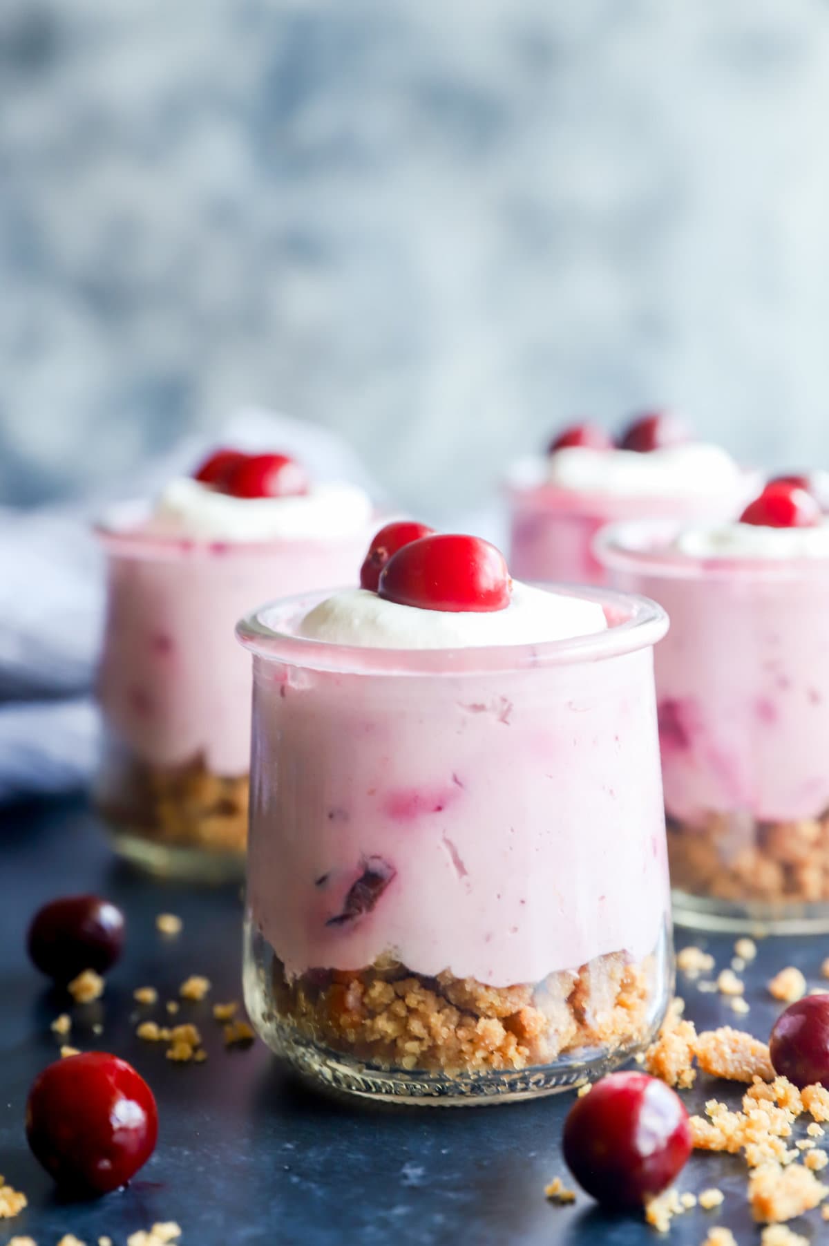 Cranberry Cheesecake Mousse | Cake 'n Knife