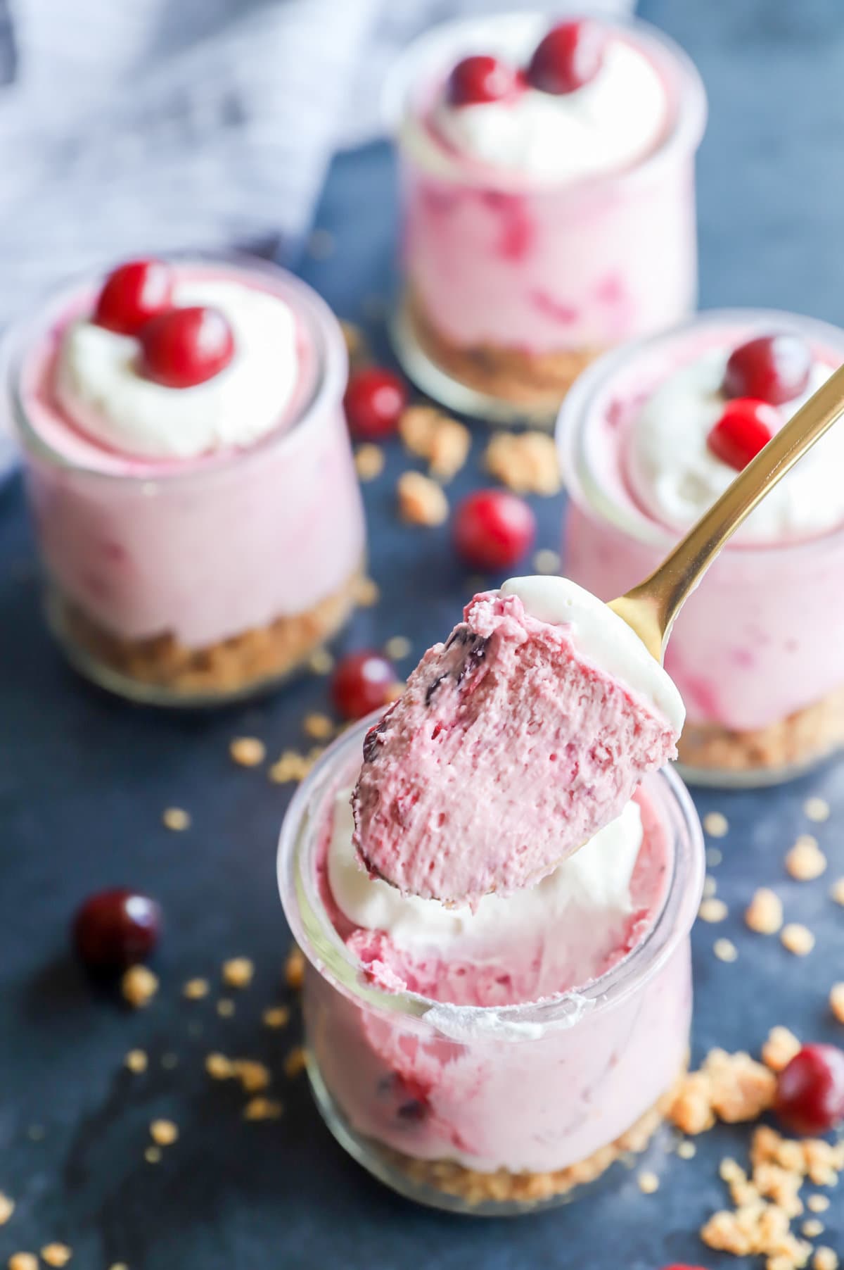 Cranberry Cheesecake Mousse | Cake 'n Knife